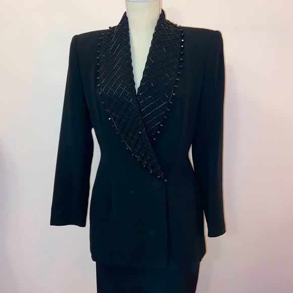 bill blass | Skirts | Bill Blass Neiman Marcus 2 Pc Vintage Skirt Suit ...